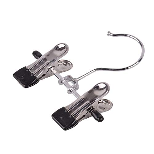 Yuyeran 10 Pcs/Set Space Saving Boots Hangers Double Adjustable Clips for Boots Socks Bags Hanging Organizer