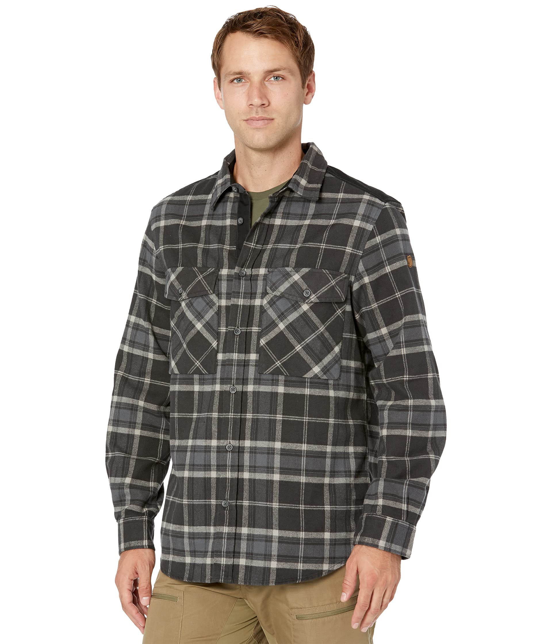 FjƤllrƤven Ovik Twill Shirt Black/Fog MD