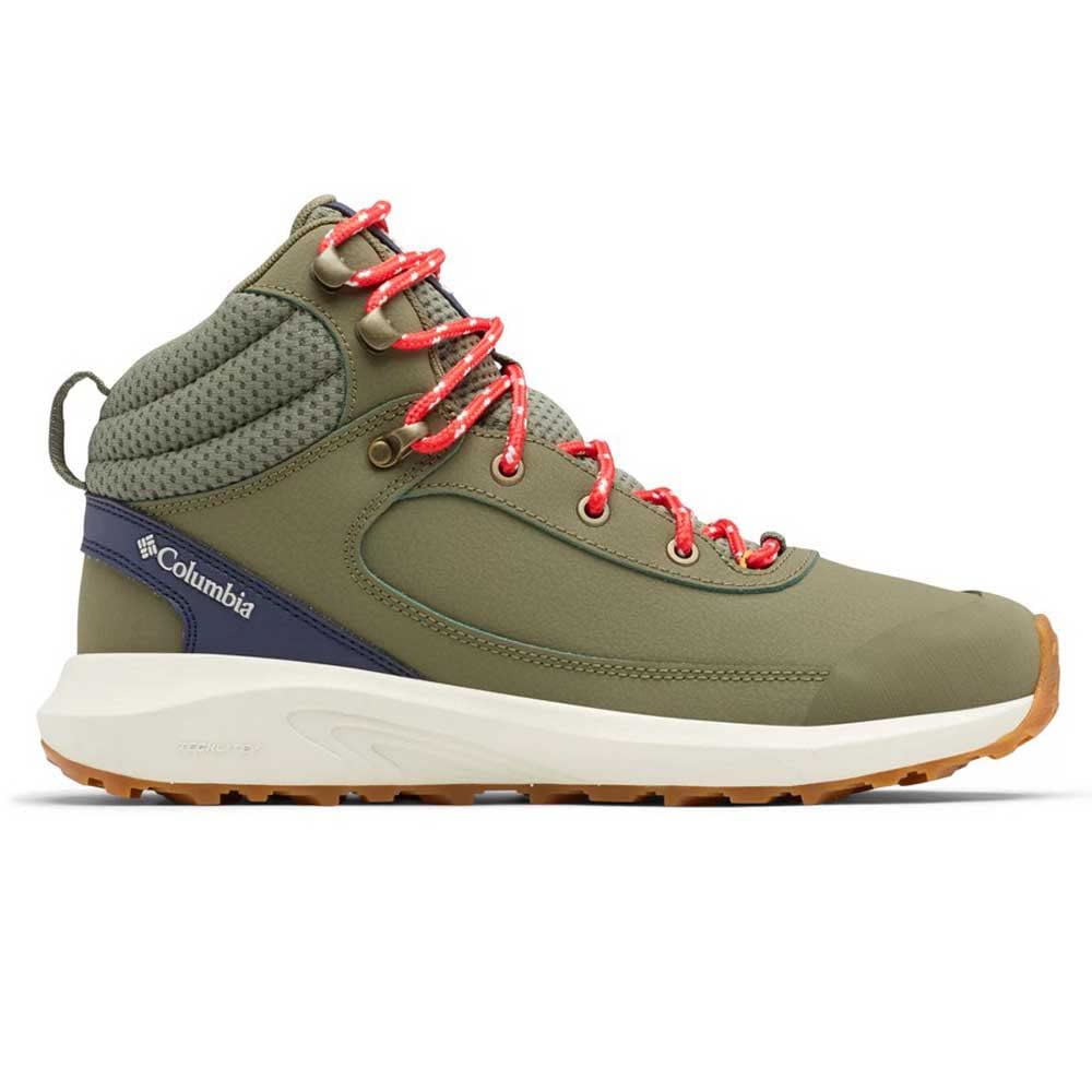 Columbia Womens Trailstorm Peak Mid Hiking Shoe, Stone Green/Nocturnal, 8.5 US