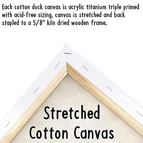 Indigo Art Studio Pre Drawn Canvas Paint Kit for Adults Kids | Stenciled With Marker | Art Activity | Afro Queen Retro | DIY Birthday Gift & Sip and Paint With Twist Party Queen #5 (8x10 Inches)