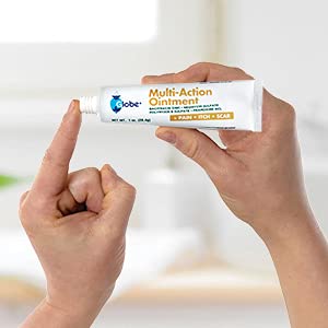 Globe Pain, Itch & Scar First Aid Antibiotic Ointment, (1 oz) Triple Antibiotic Anti-Itch, Scar Minimizer, for Minor Cuts, Scrapes, and Burns.