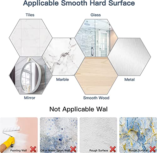 Razor Holder for Shower - 4PCS Shaver Holder for Shower Wall, Self Adhesive Inside Shower Hook Waterproof Stainless Steel Holder Stand Bathroom Kitchen Organizer Shaver Towel Loofah Bathrobe Coat Hook
