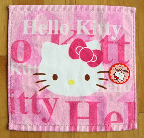 Kitty Hello Lovely Hand Towel Brand New 11.8 X 11.8 100% cotton sanrio Kids Girl