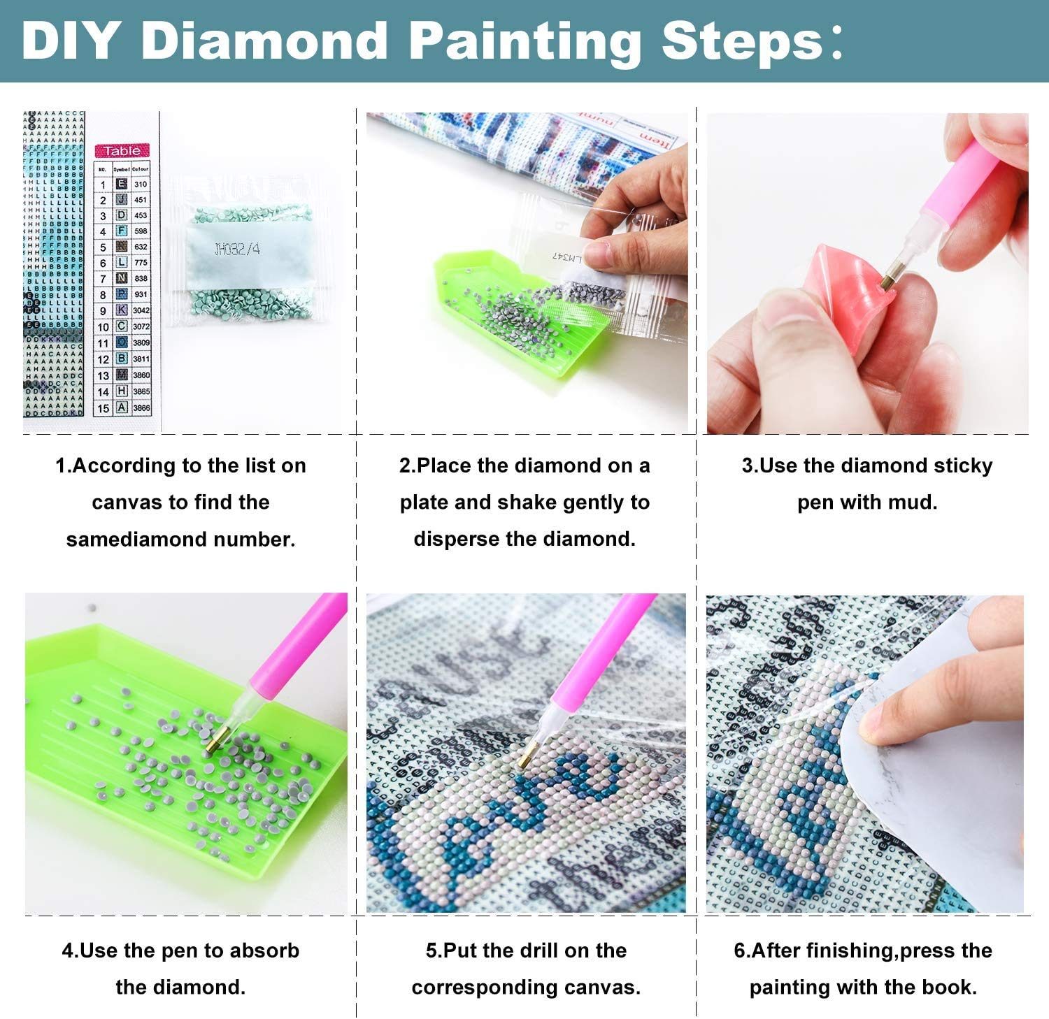 5D Diamond Art Painting Kits White Angel Wing DIY Paint with Full Drill Round Diamond Art by Number Kits Crystal Cross Stitch for Adults Decompression and Wall Decoration 30x40cm