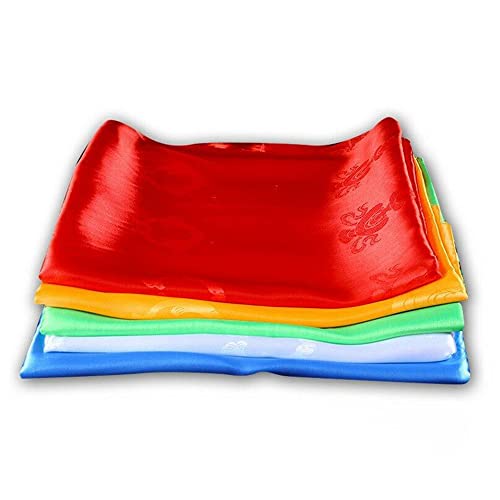 5pcs 235cm 93in Tibetan Traditional Khata Eight Auspicious Good Luck Scarf