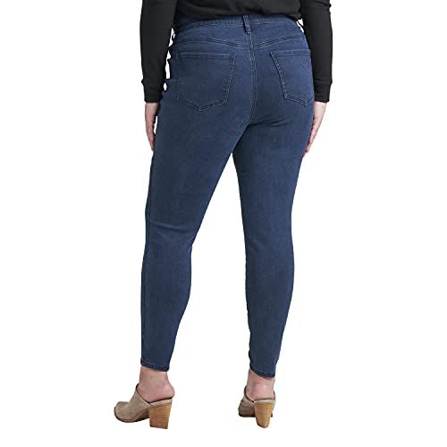 JAG Jeans Women's Size Cecilia Mid Rise Skinny Jeans-Legacy, Castle Rock Edb403, 18 Plus
