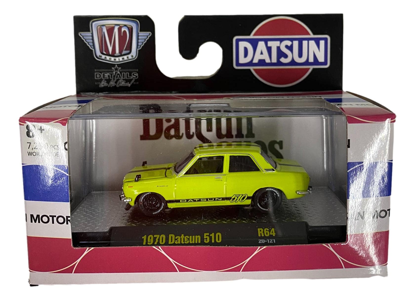 M2 Machines Auto Trucks 1:64 1970 Datsun 510 Release 64, One Size