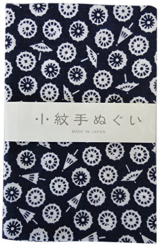MIYAMOTO Japanese Traditional Towel "Tenugui" Small Pattern 5 type set Basic pattern-3