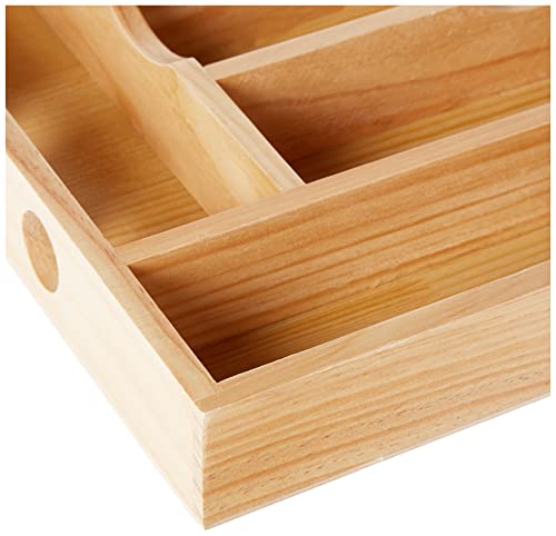 Hampton Forge Natural Wood Caddy Openstock, 1.20 LB, Brown