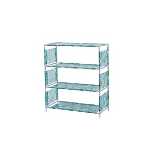 ANMMBER Shoe Rack Storage Artifact Multi-Layer Fabric Shoe Rack Shoe Rack Rack Simple Shoe Rack Dust Door Storage (Color : C)