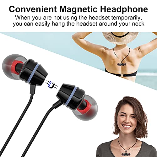 USB C Headphones with Mic for iPad Air 2024 Samsung S24 Ultra S23 S22 A55 A35 iPhone 15 Pro Max, USB Type C Wired Earbuds In-ear Headset for OnePlus Open 12 11 9 Galaxy Z Fold 5 Google Pixel 8 Pro 7 6