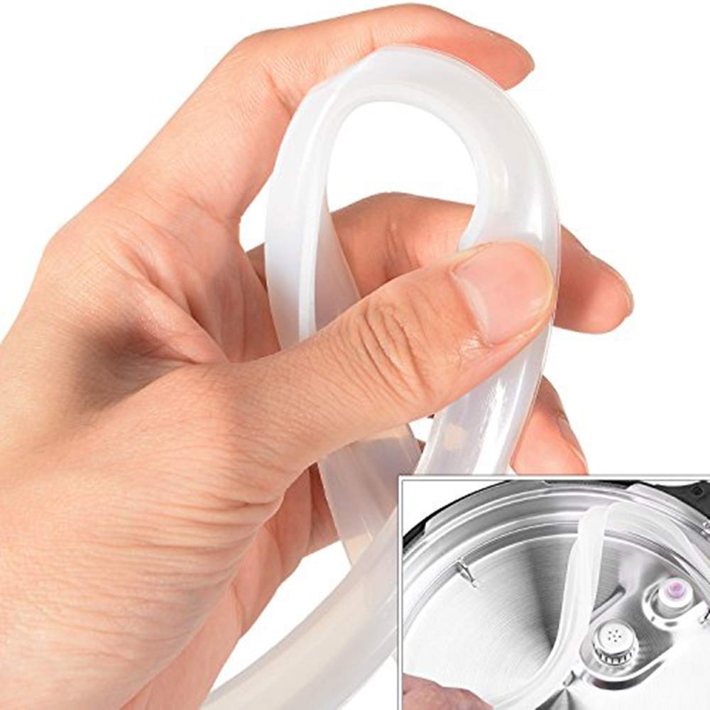 Original Sealing Ring for Crock Pot 8 Quart Power Cooker - Replacement Silicone Gasket Seal Rings for 8 Quart Pressure Cooker Crock-Pot 8 Qt [SCCPPC800-V1] Model Accessories Parts 2-Pack