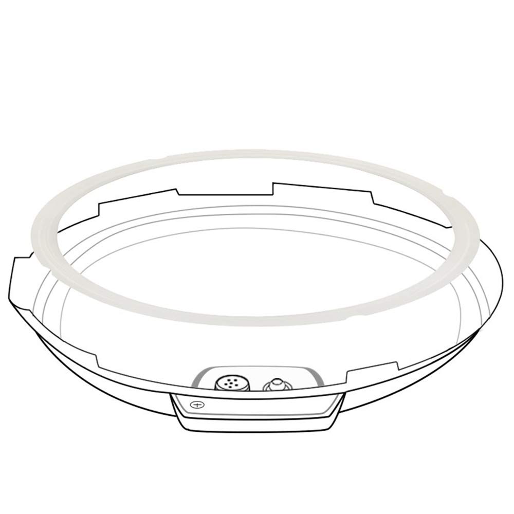 Original Sealing Ring for Crock Pot 8 Quart Power Cooker - Replacement Silicone Gasket Seal Rings for 8 Quart Pressure Cooker Crock-Pot 8 Qt [SCCPPC800-V1] Model Accessories Parts 2-Pack