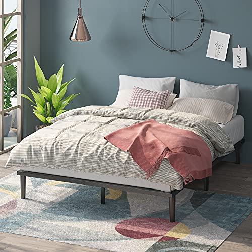 ZINUS Parker Platform Bed with Tapered Legs, Wood Slat Support, No Box Spring Needed, Easy Assembly, Full
