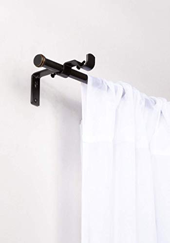 Kenney 5/8" Diameter Double Rod Conversion Kit, 42-120", Oil Rubbed Bronze