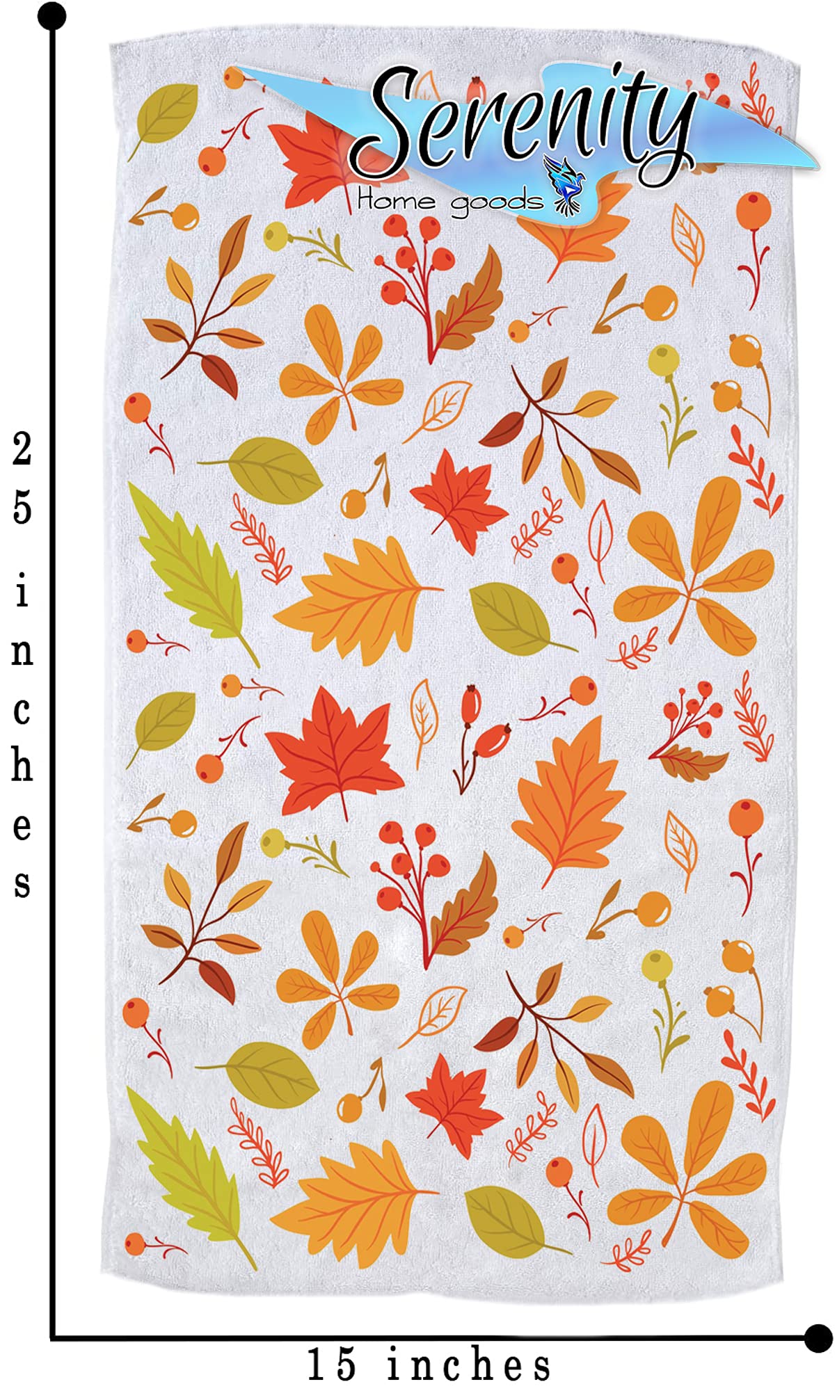 Fall Decor | Fall Decorations Kitchen Towels | Fall Hand Towels For Bathroom | Pumpkin Decor | Autumn Table Decorations | Harvest Thanksgiving Halloween Gnomes
