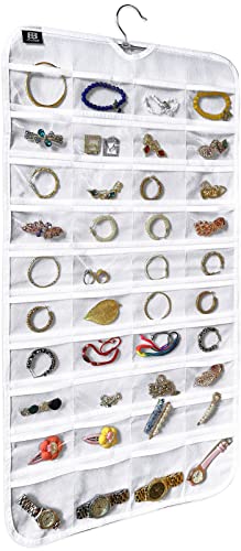 BB Brotrade Hanging Jewelry Organizer,Accessories Organizer,80 Pocket Organizer for Holding Jewelries