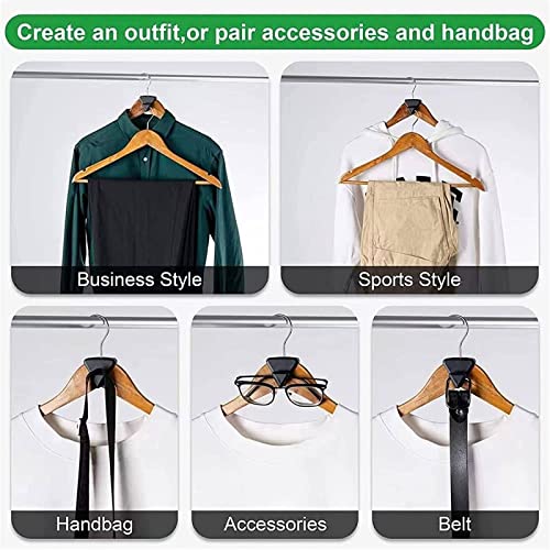 Closet Organizers and Storage,Clothes Hanger Connector Hooks AS SEEN ON TV,Space Triangles for Hangers,12 Pcs Ultra Premium Hanger Hooks to Create Up to 5X Closet Space,Fits All Hangers Heart Shape
