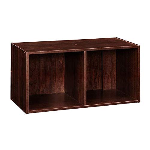 ClosetMaid 102300 Decorative Stackable or Hung-able 2-Cube Cubeicals Closet Organizer Storage, Dark Cherry (2 Pack)
