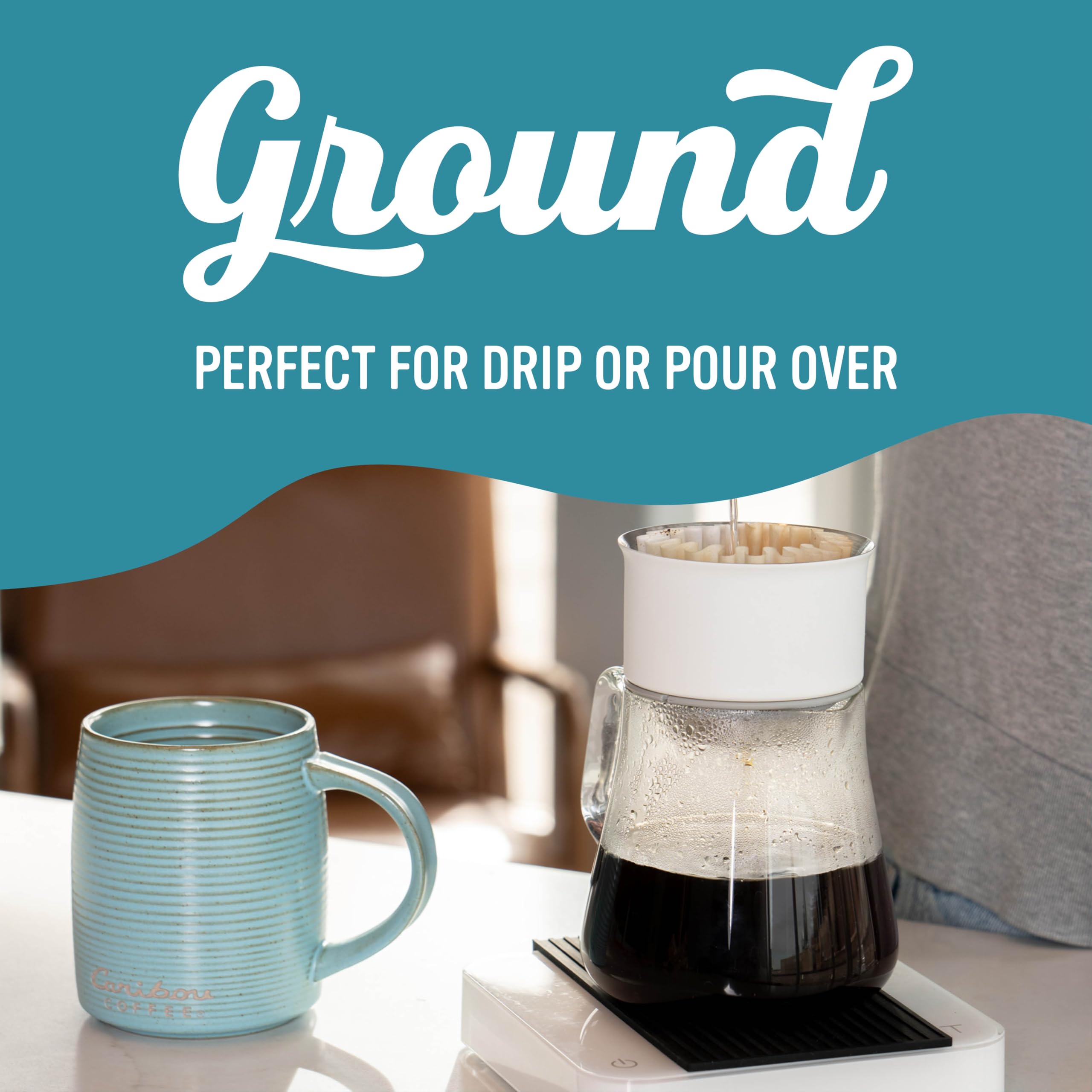 Caribou Coffee, Flavored Ground Coffee - Vanilla Hazelnut Dreamstate 66 Ounces (6 Bags of 11 Ounces)