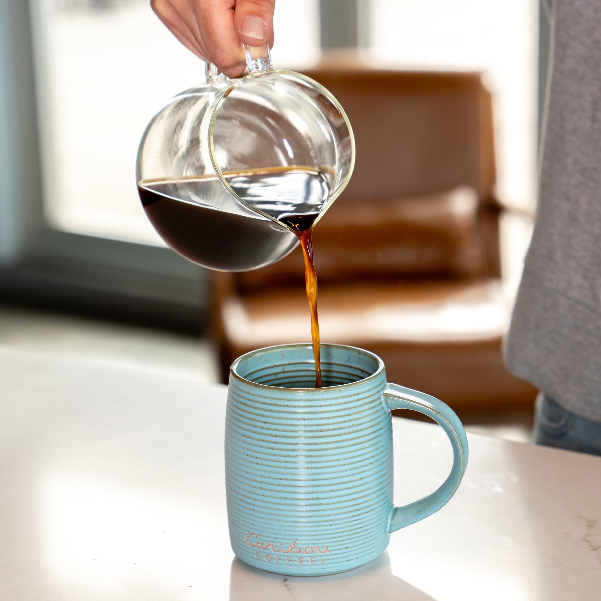 Caribou Coffee, Flavored Ground Coffee - Vanilla Hazelnut Dreamstate 66 Ounces (6 Bags of 11 Ounces)