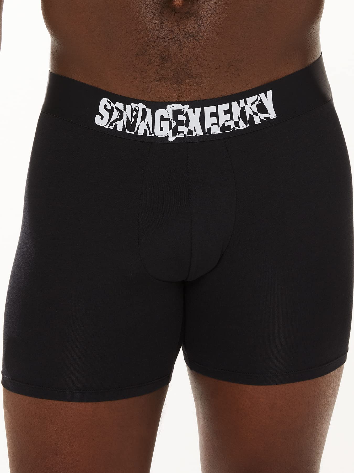 Savage X Fenty, Men's, Savage X Showgirl Boxer Briefs, Caviar, M