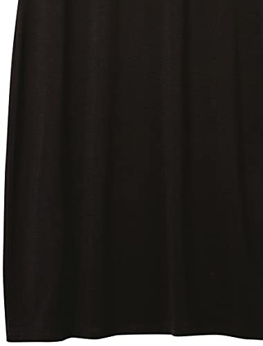 Amazon Essentials Women's Jersey Regular-Fit Ballet-Back t-Shirt Dress (Previously Daily Ritual), Black, Medium