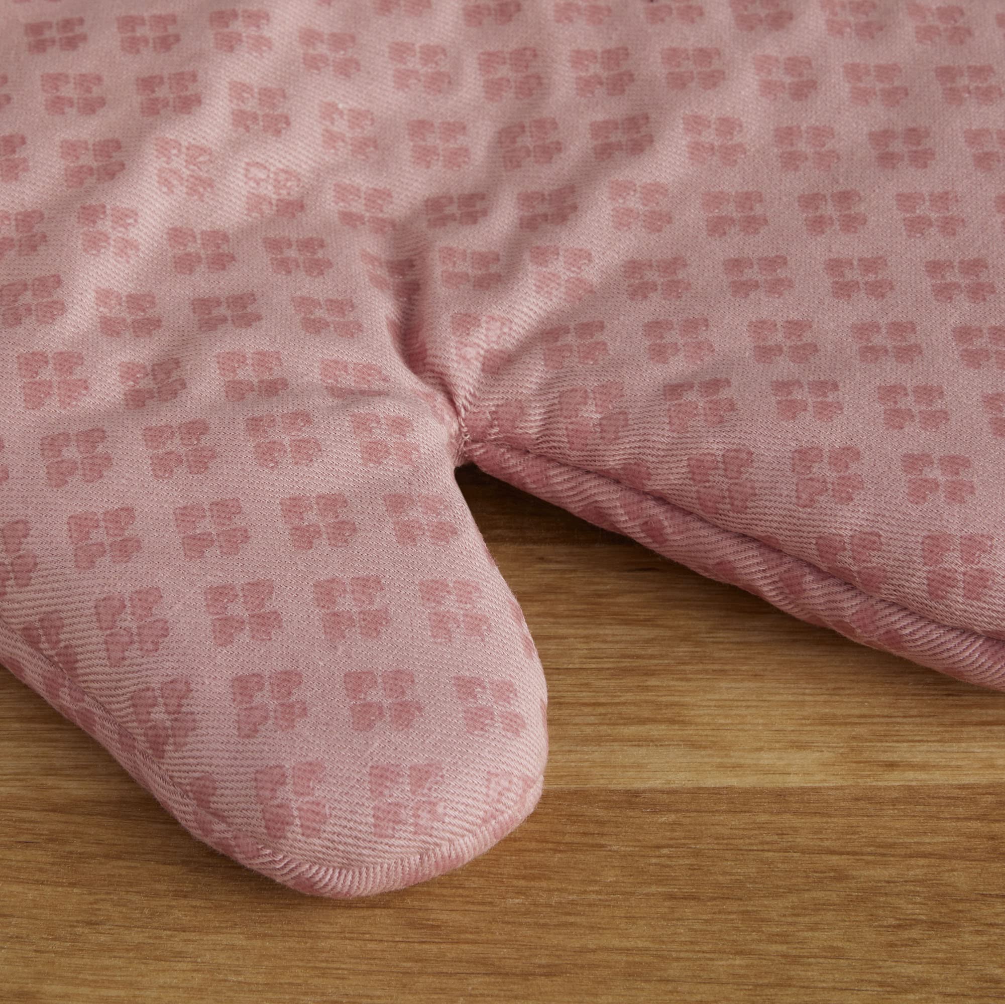 KitchenAid Asteroid Oven Mitt Set, Dried Rose 7"x12.5"