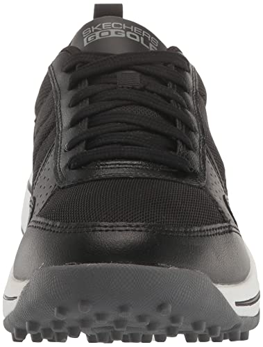 Skechers Men's Arch Fit Golf Shoe Sneaker, Black/White, 12