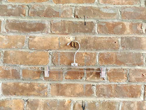 NAHANCO SKT12 12β Commercial Metal Skirt Pant Hanger, Chrome (Pack of 100)