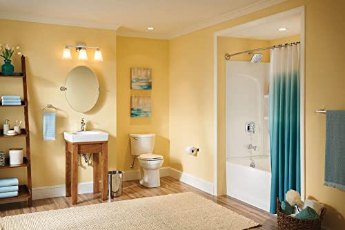 Moen Conway Chrome One-Handle Single Hole or Centerset Bathroom Faucet with Drain Assembly, WS84923