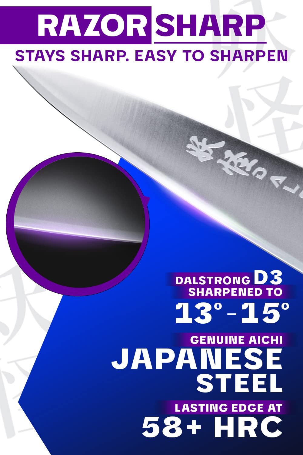 Dalstrong Chef Knife - 8 inch - Phantom Series - Japanese High-Carbon AUS8 Steel Kitchen Knife - Red G10 Handle - Cooking Knife - Kitchen Knife - w/Sheath