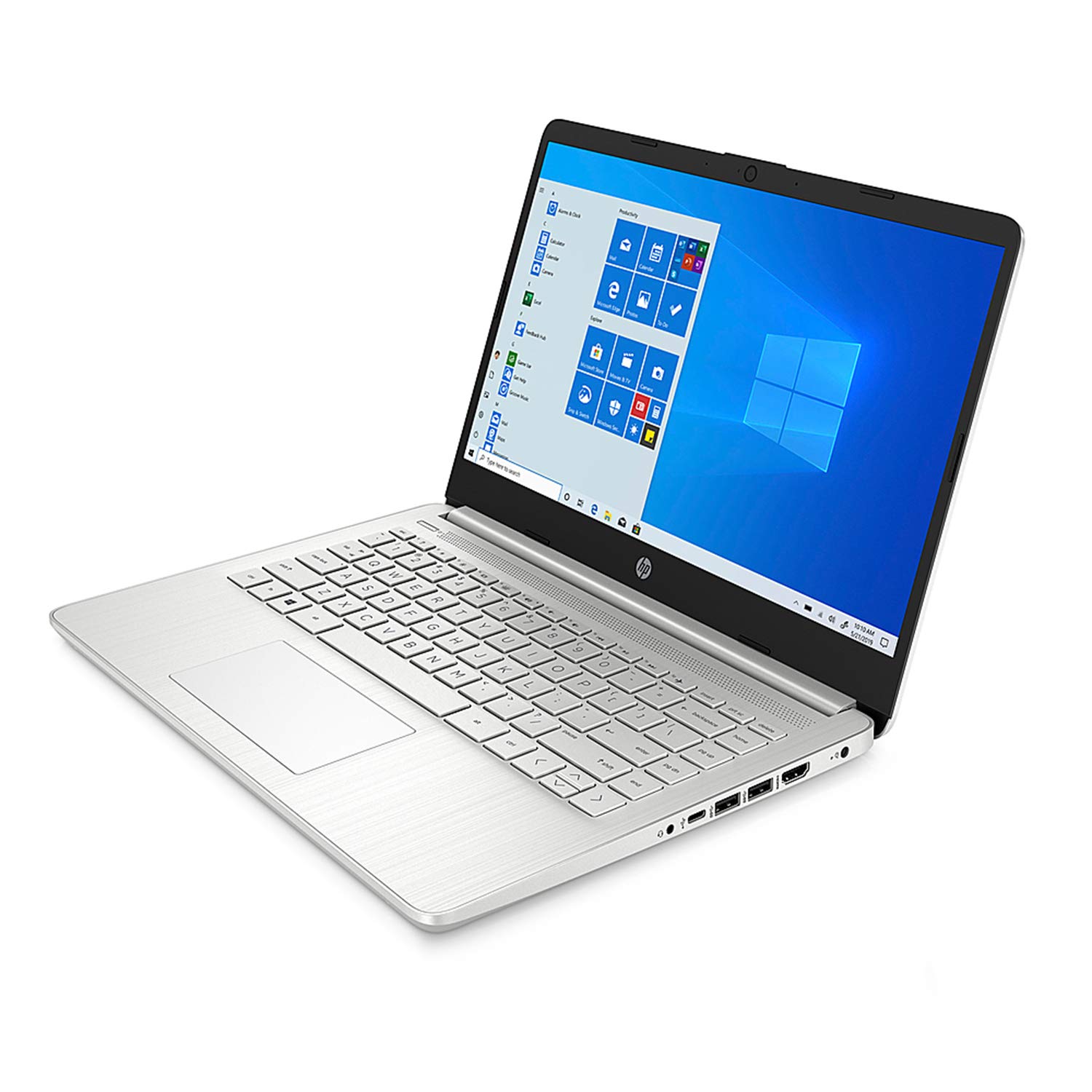 HP Premium Laptop (2021 Latest Model), 14" HD Touchscreen, AMD Athlon Processor, 32GB RAM, 1TB SSD, Long Battery Life, Online Conferencing, Natural Silver, Win 10 with 1 Year of Microsoft 365