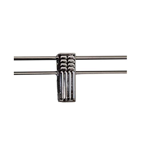 NAHANCO SKT12 12β Commercial Metal Skirt Pant Hanger, Chrome (Pack of 100)