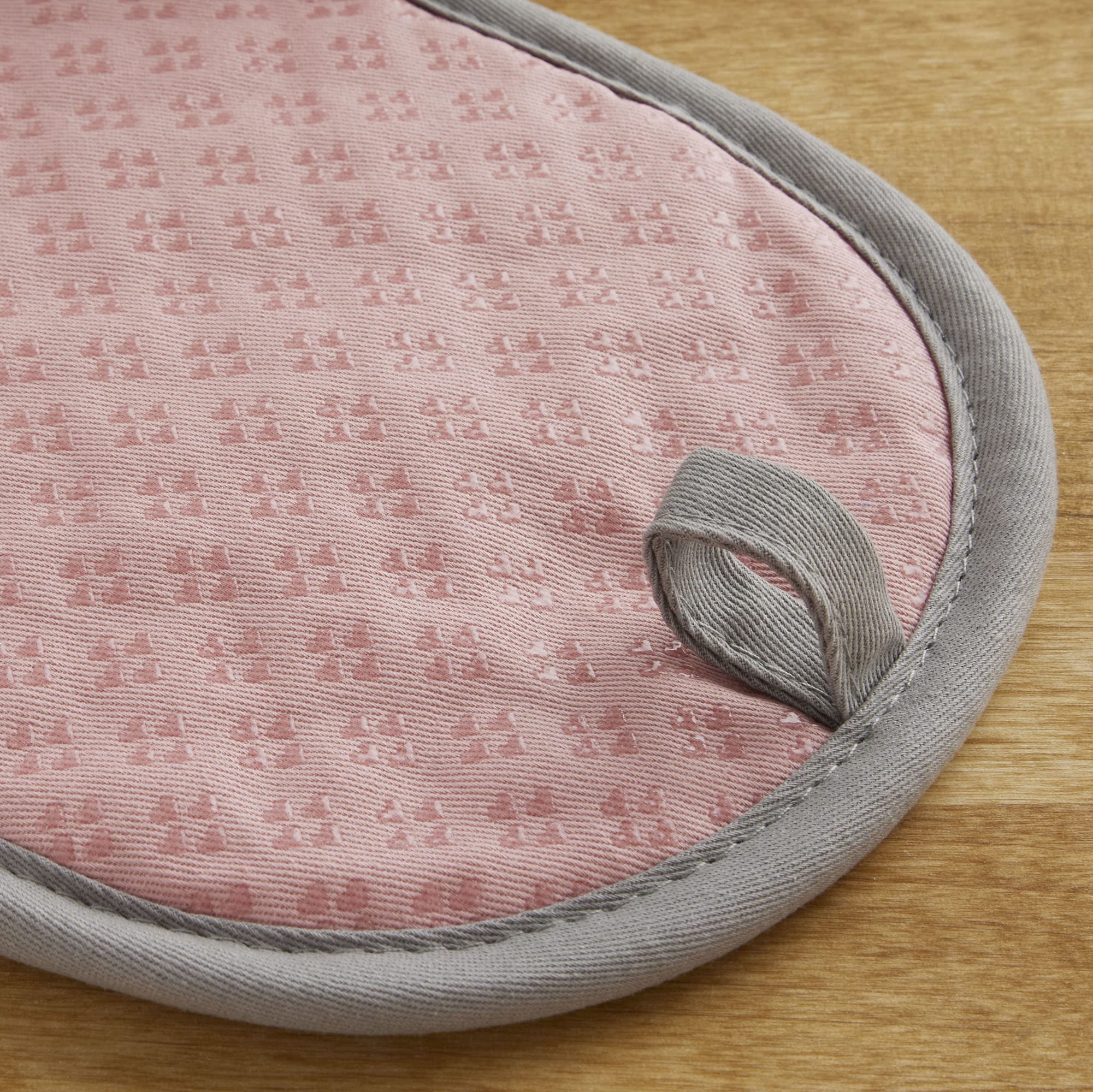 KitchenAid Asteroid Pot Holder 2-Pack Set, Dried Rose, 6.5"x10"