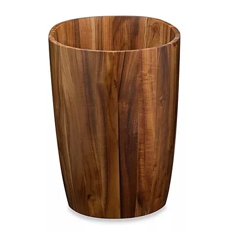 6pcs Natural Bamboo Bathroom Accessories Wooden Bathroom Accessories Set (6)