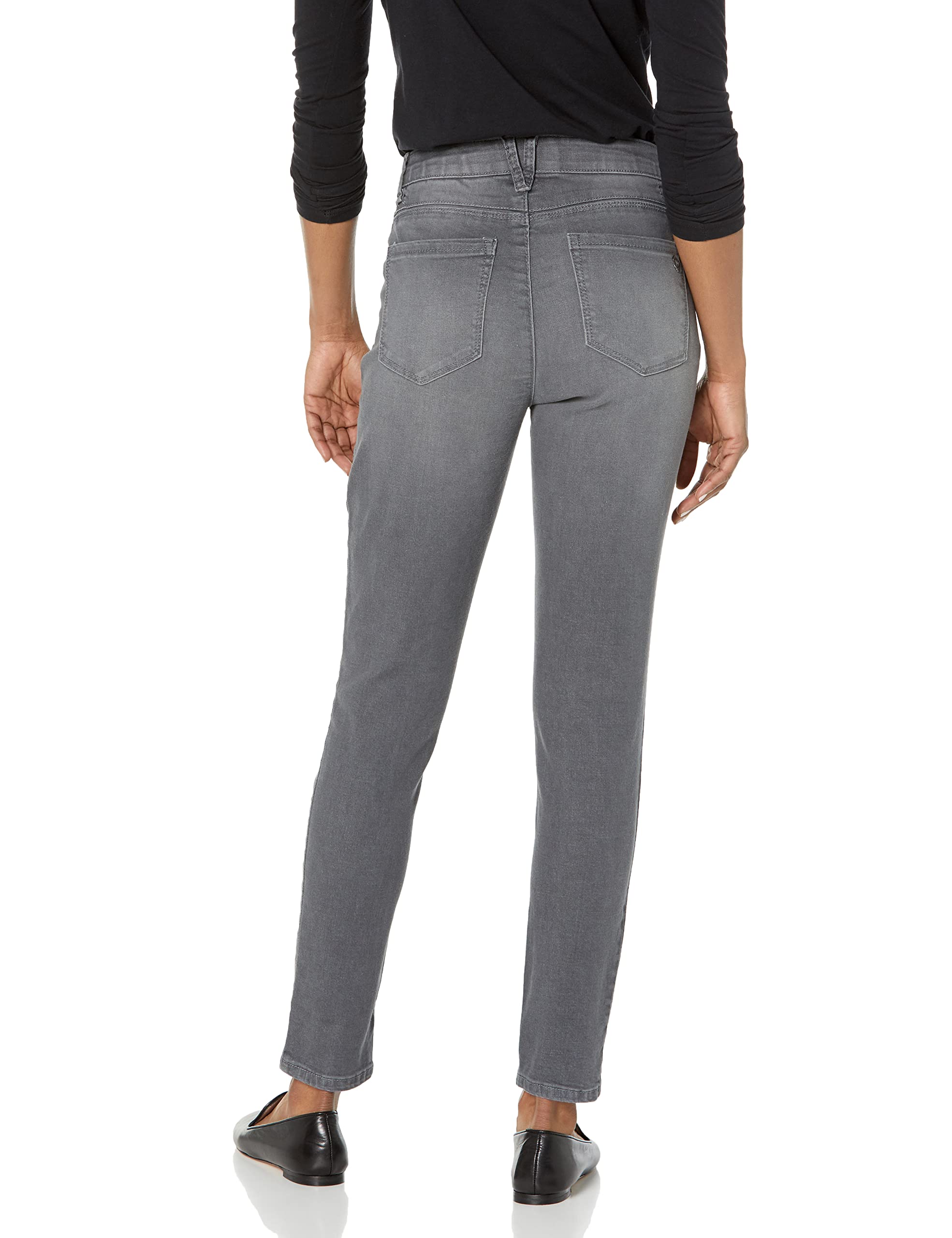 Democracy womens Absolution High Rise Ankle Jeans, Grey, 14 US