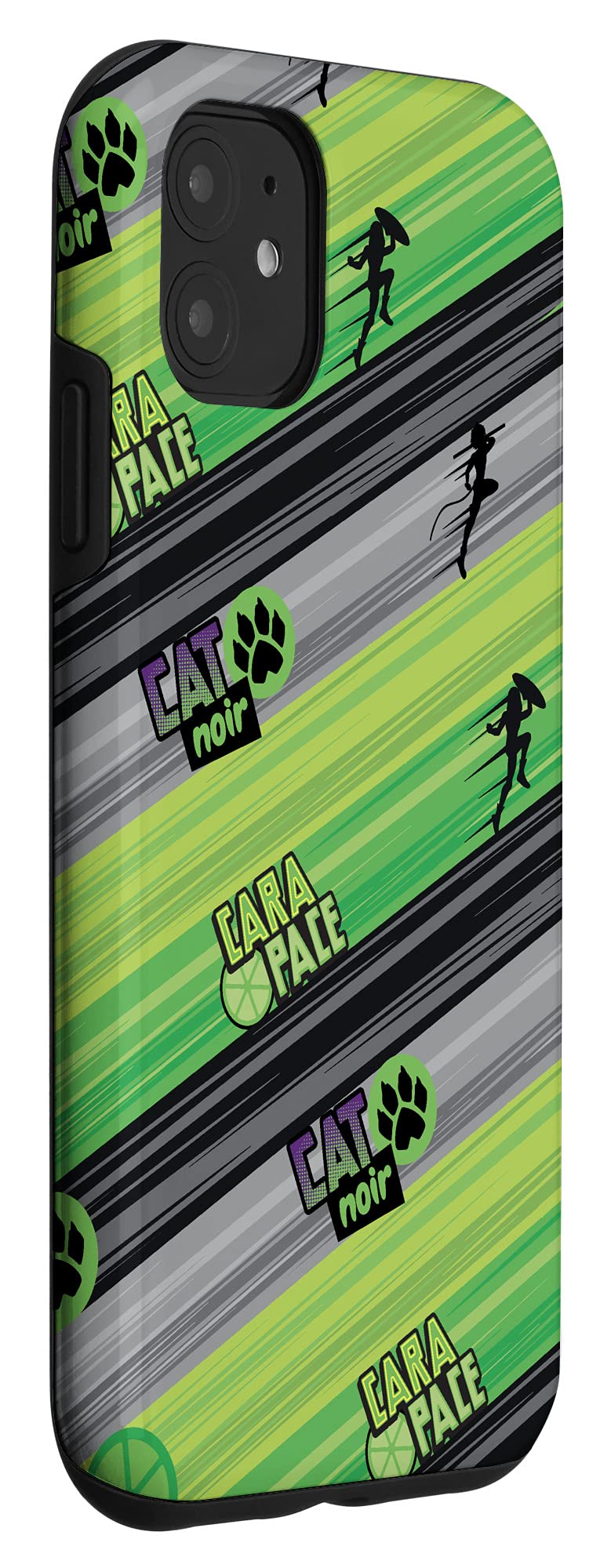 iPhone 11 Miraculous Collection Cat Noir and Carapace Speed Case