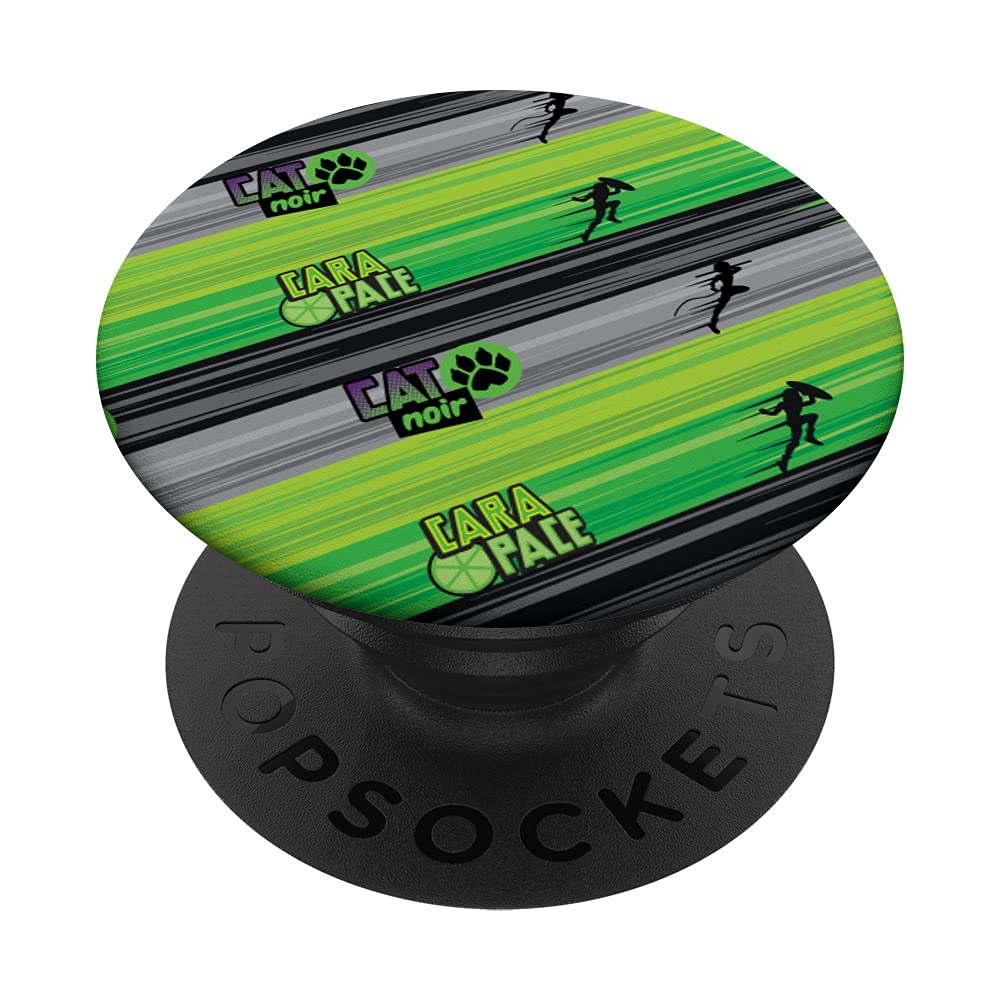 Miraculous Collection Cat Noir and Carapace Speed PopSockets Swappable PopGrip