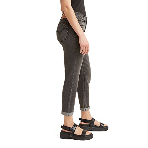 Levi's Womens New Boyfriend (Also Available In Plus) Jeans, Night Is Young - Black, 28 Regular US