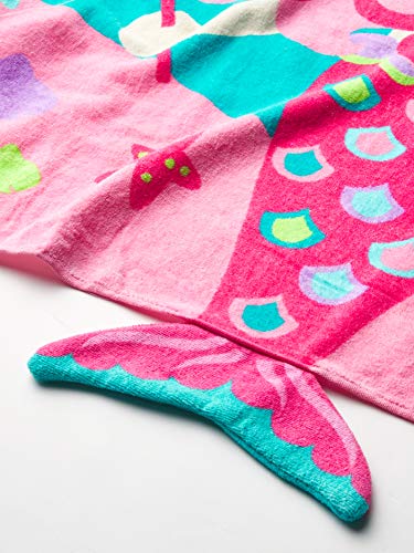 Stephen Joseph girls HOODED TOWEL, Mermaid, 46 X24 US