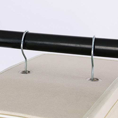 Dearjana Hanging Purse Handbag Storage Organiser Homewares Nonwoven 10 Pockets Purse Bag Organizer for Closet (Beige)
