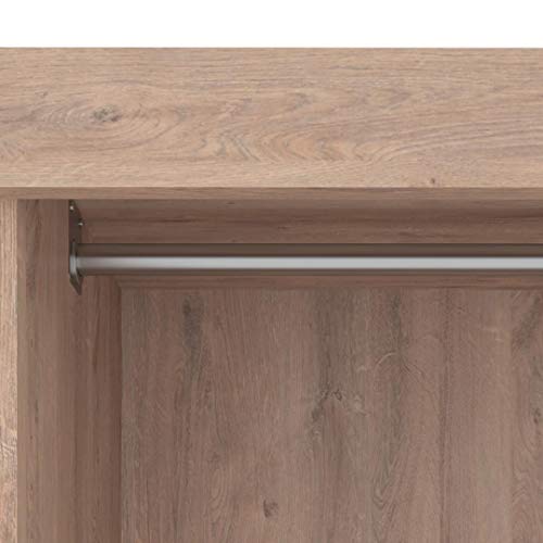 Bestar Pur Closet Organizer in Rustic Brown, 36W