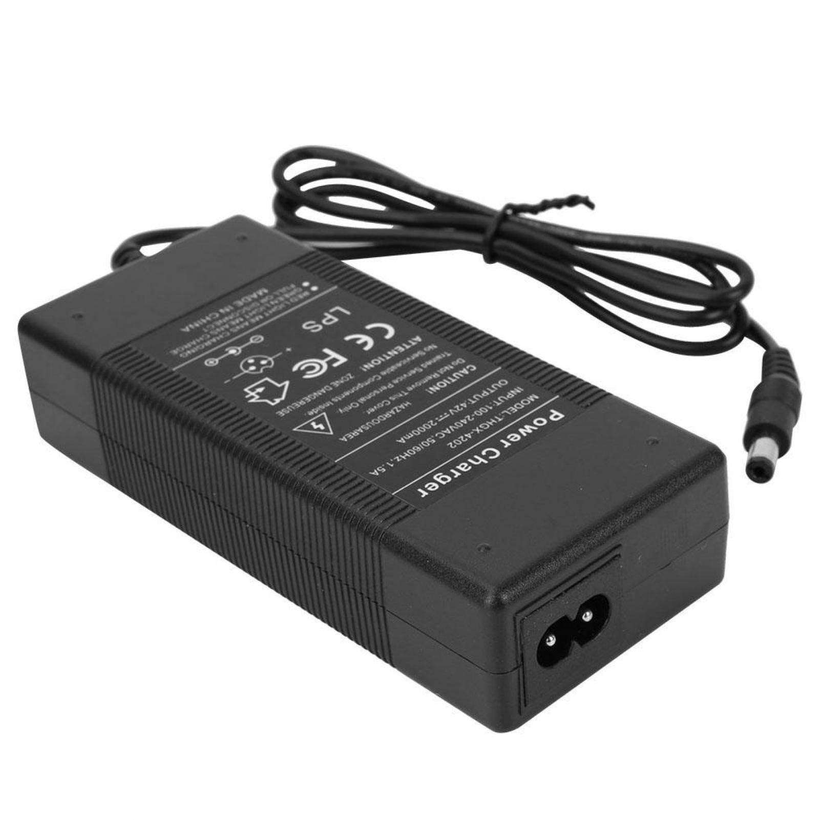 EVTSCAN 42V 2A Scooter Battery Charger Portable Reusable Charger Suitable for Electric Skateboard Vehicle(2A(US Standard))