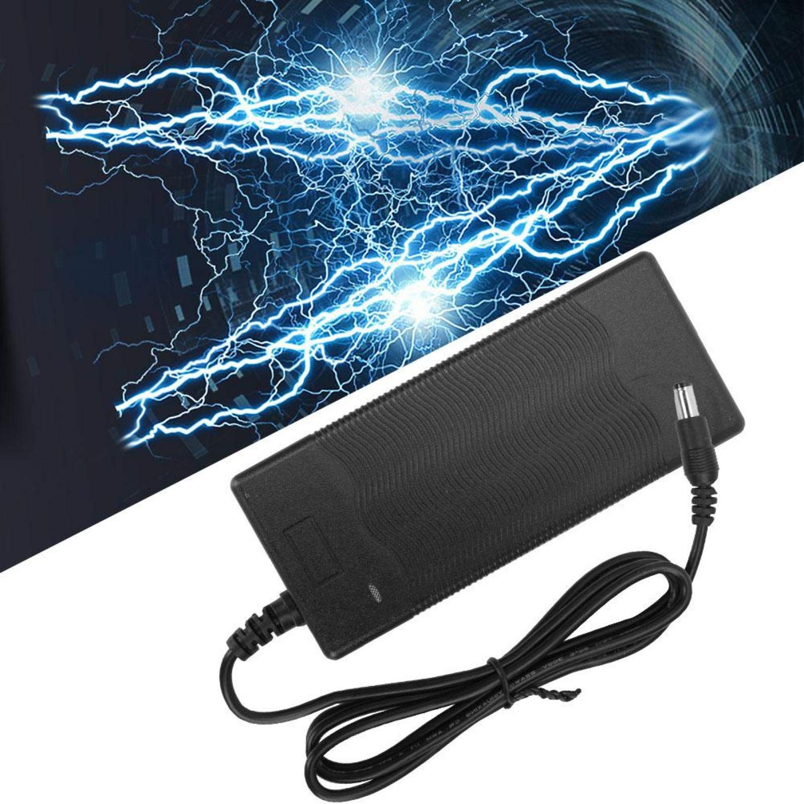 EVTSCAN 42V 2A Scooter Battery Charger Portable Reusable Charger Suitable for Electric Skateboard Vehicle(2A(US Standard))