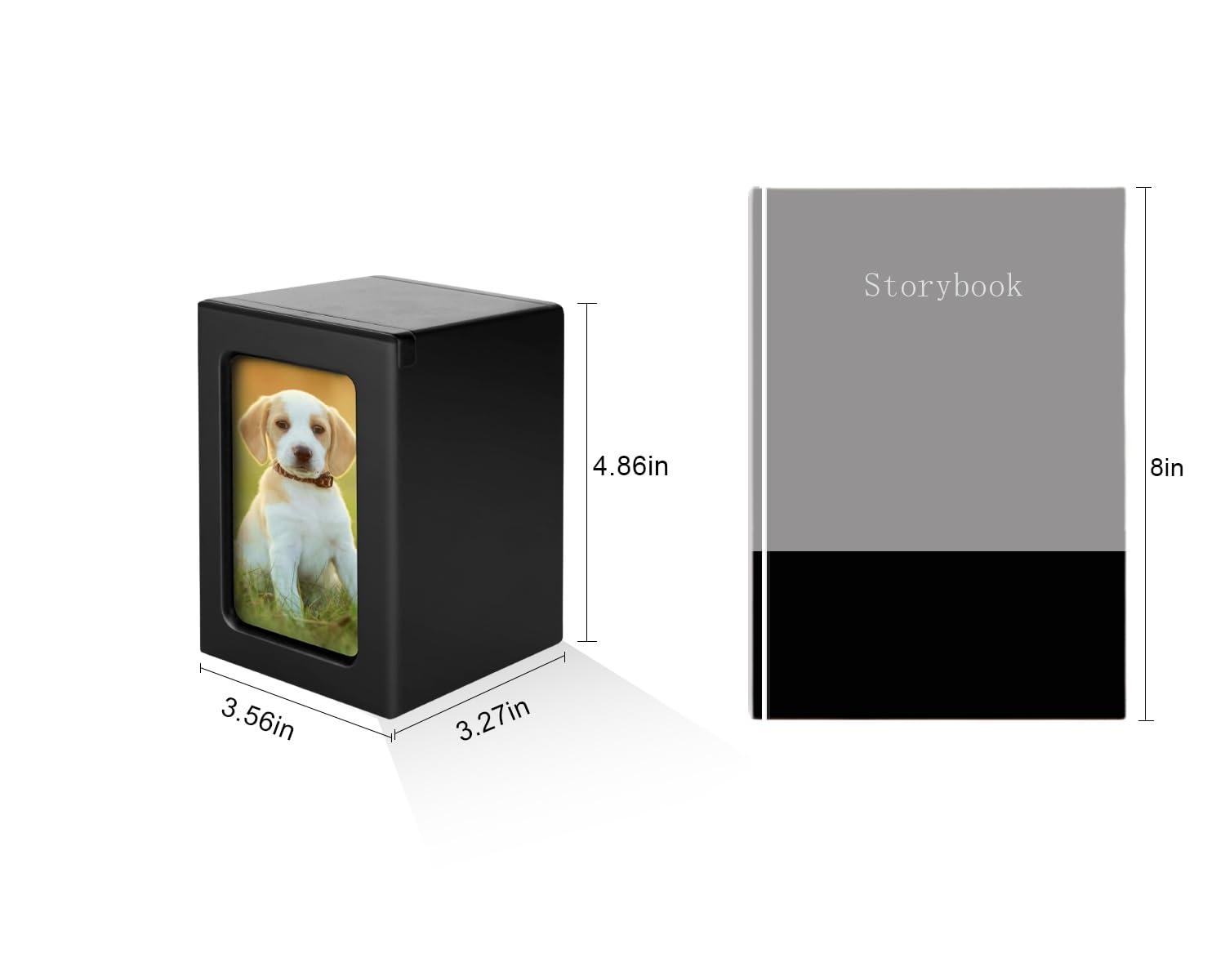 Cuodia: Dog Urn for Ashes,pet urns Wood Boxes Pet Photo Cremation Urn, Pet Urns, Dog Urn,urns for Pets Ashes Dogs,cat urns for Ashes, (Small)…