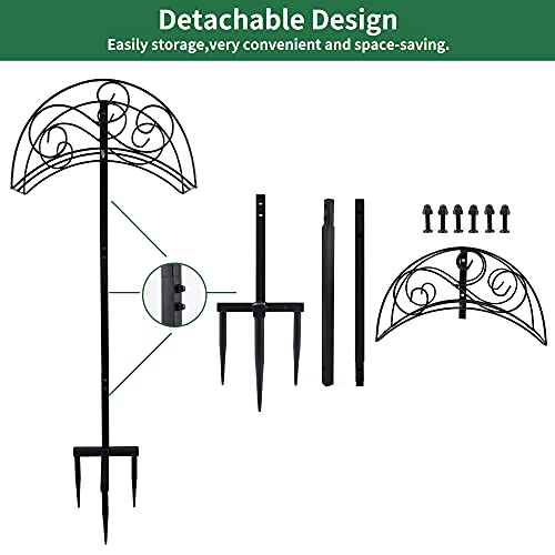 Garden Hose Holder Freestanding Hose Holder For Outside Detachable Water Hose Holder-Holds 125 Ft- Decorative Hose Storage For Garden, Yard