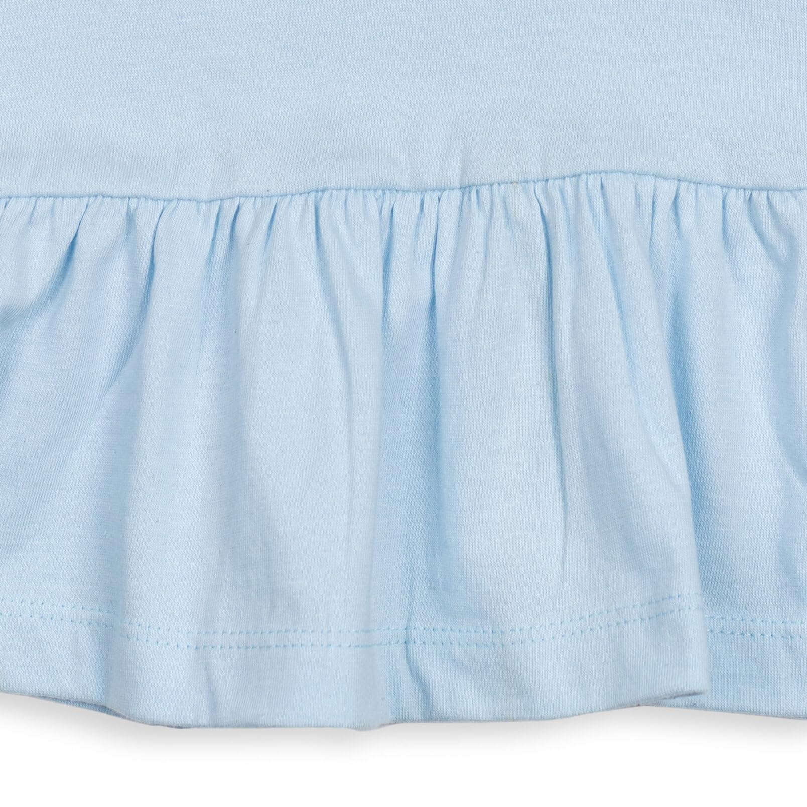 Bluey Bingo Little Girls 2 Pack T-Shirts Blue/Grey 7-8