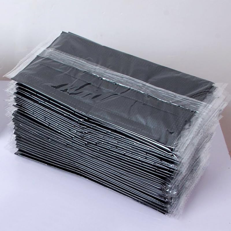 MTYX Black Disposable Face Masks 3 Ply 50PCS - Individually Wrapped - Durable - Odorless - Hygienic