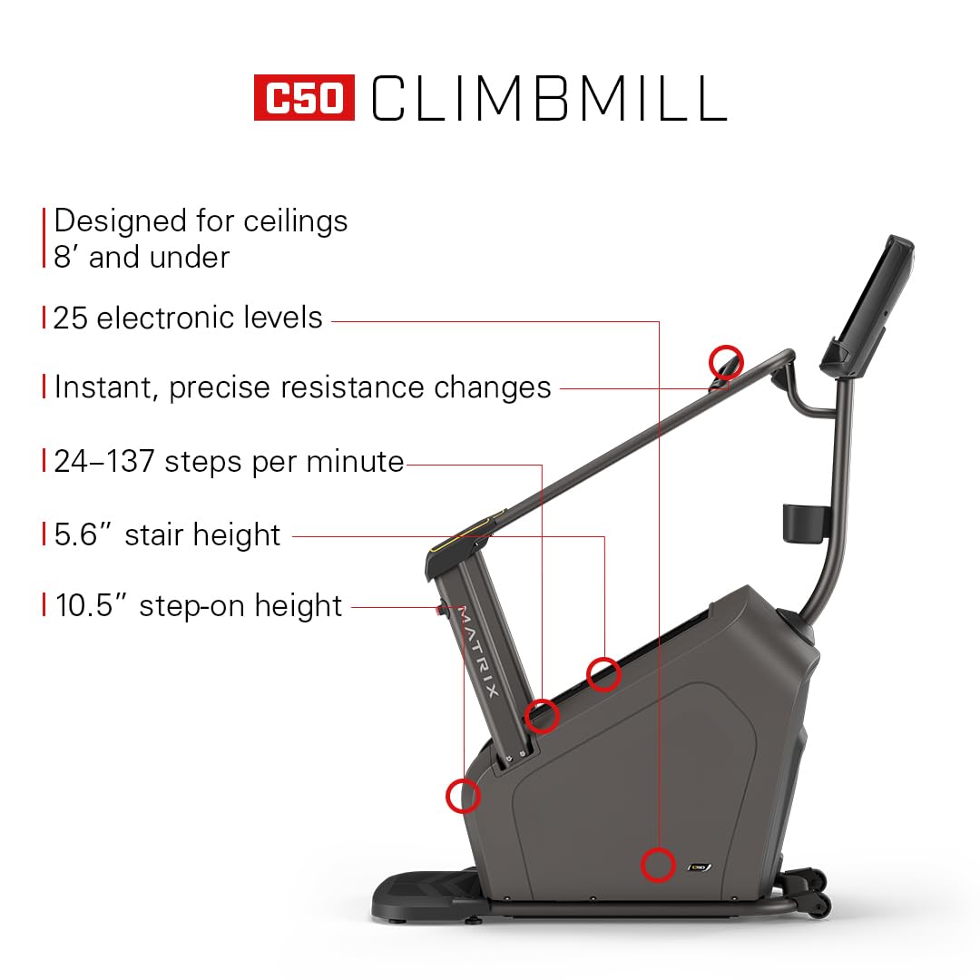Matrix Fitness C50 Climbmill with XR Console